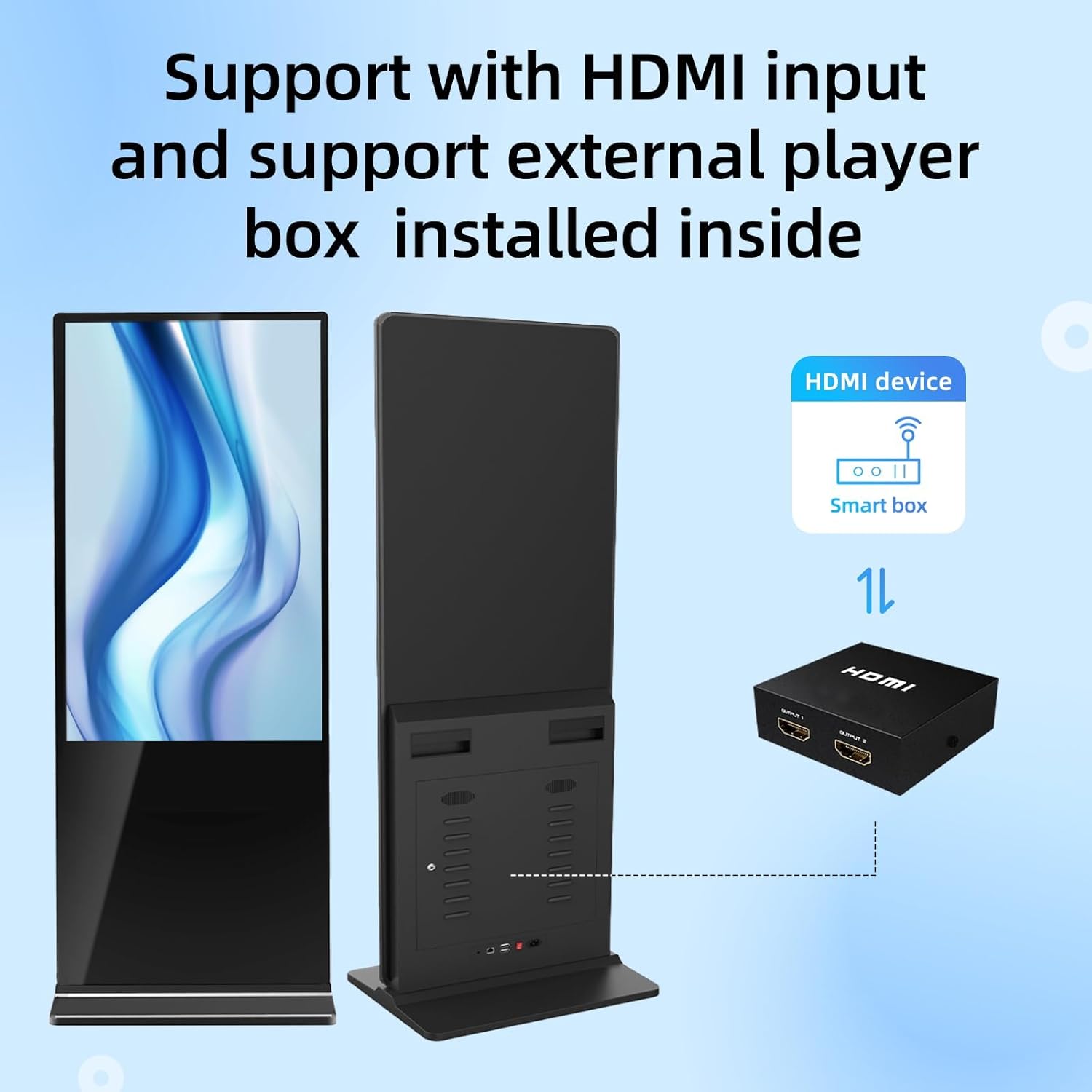 Your store. Vertical Digital Display Kiosk Floor standing, LCD ...