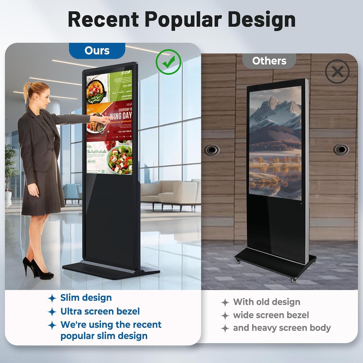Your store. Vertical Digital Display Kiosk Floor standing, LCD ...
