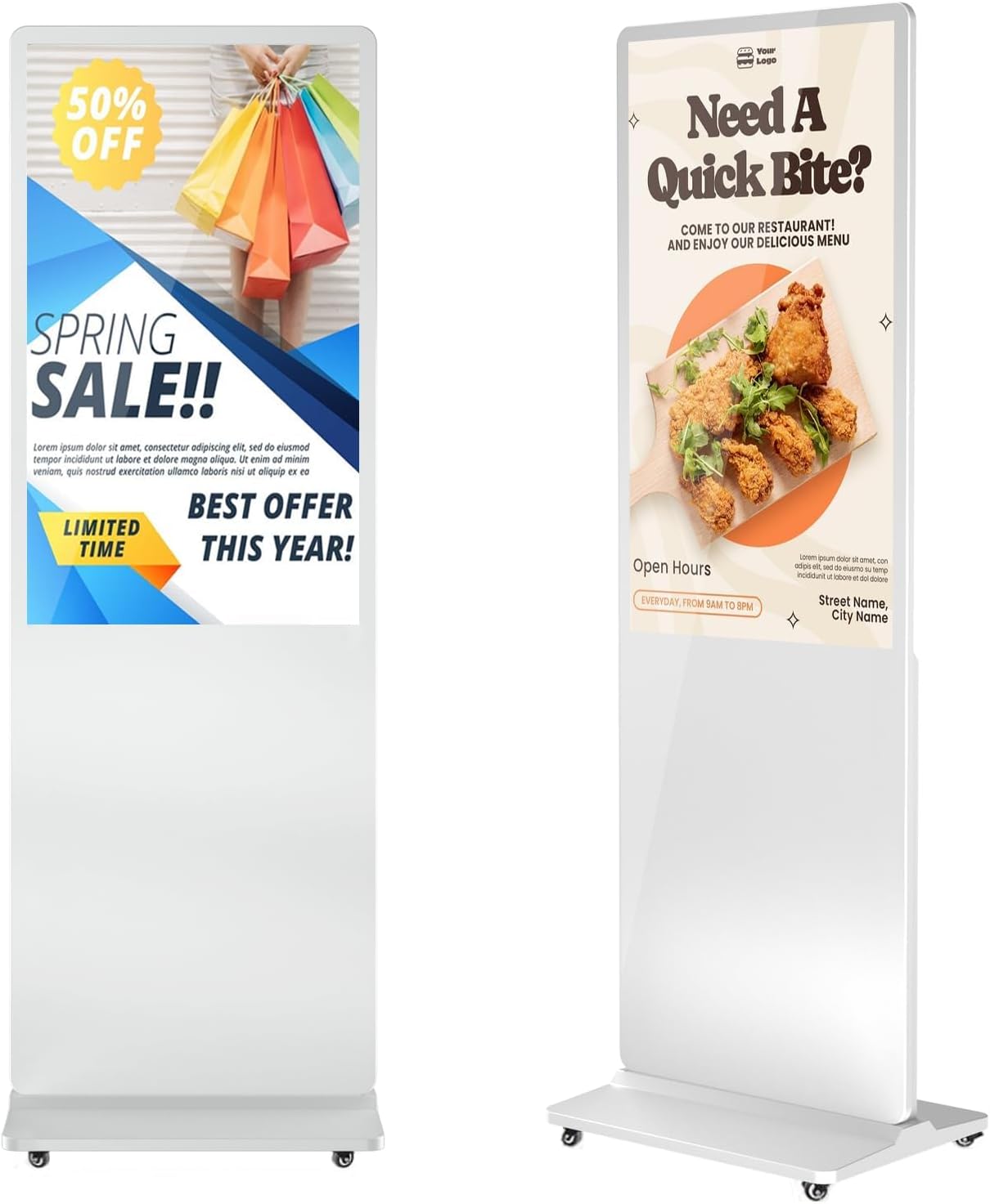 Your store. Vertical Digital Display Kiosk Floor standing, LCD ...