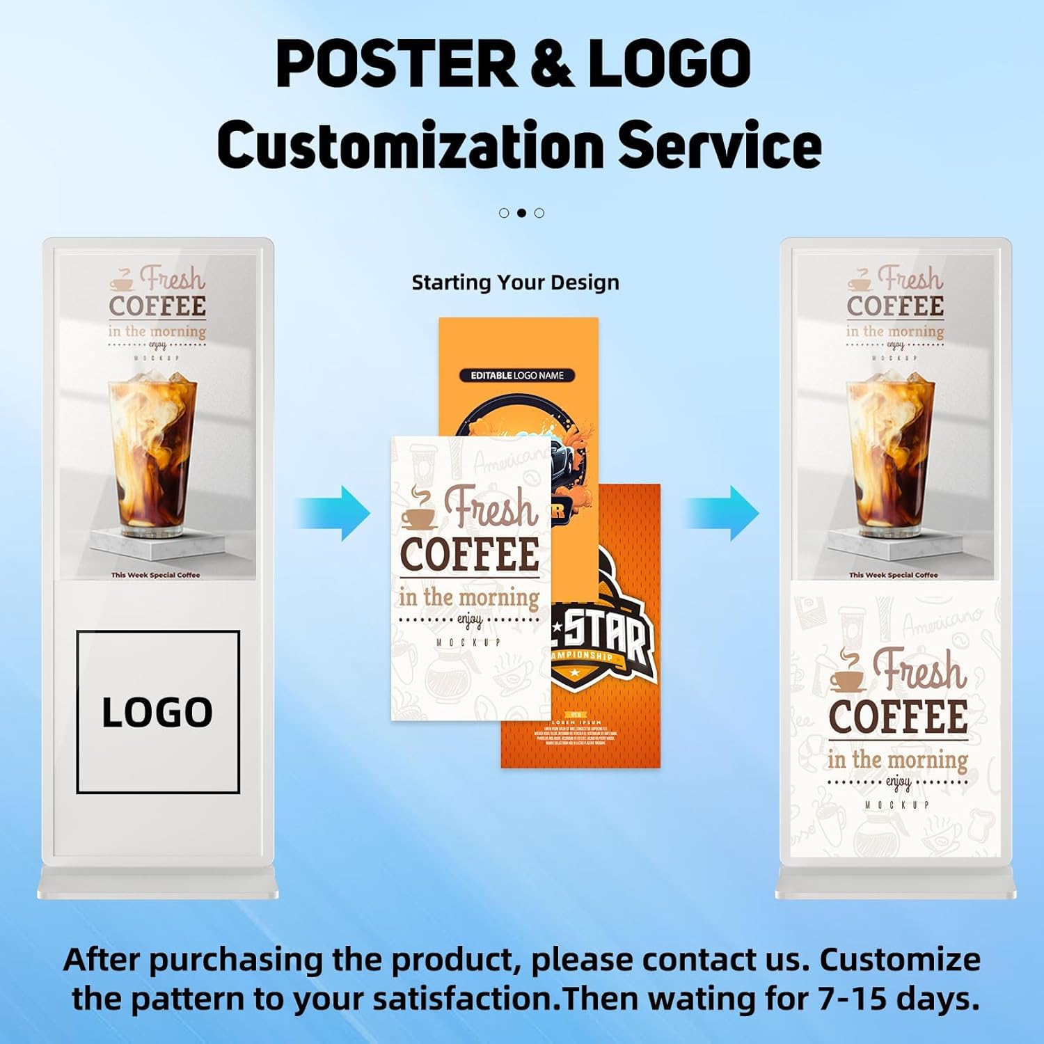 Your store. Vertical Digital Display Kiosk Floor standing, LCD ...