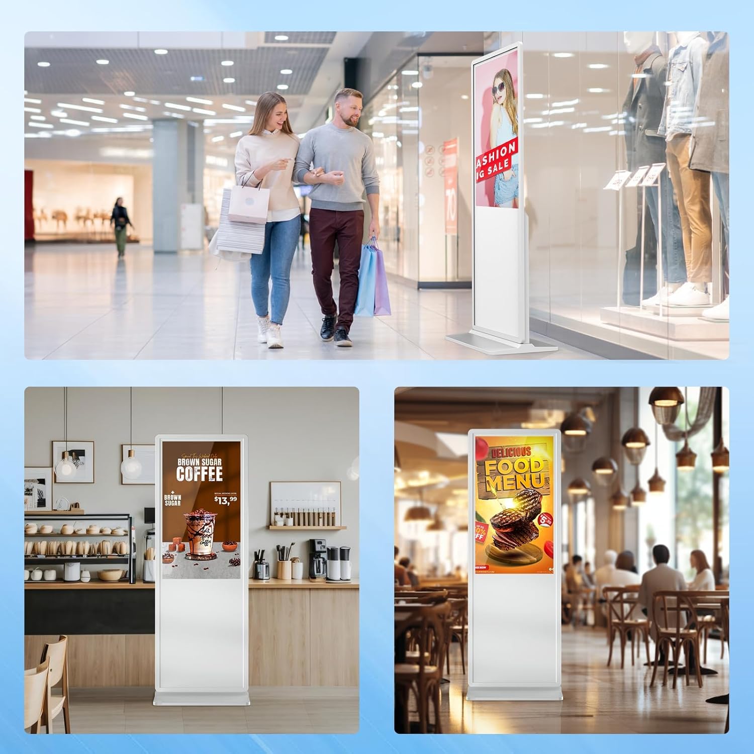 Your store. Vertical Digital Display Kiosk Floor standing, LCD ...