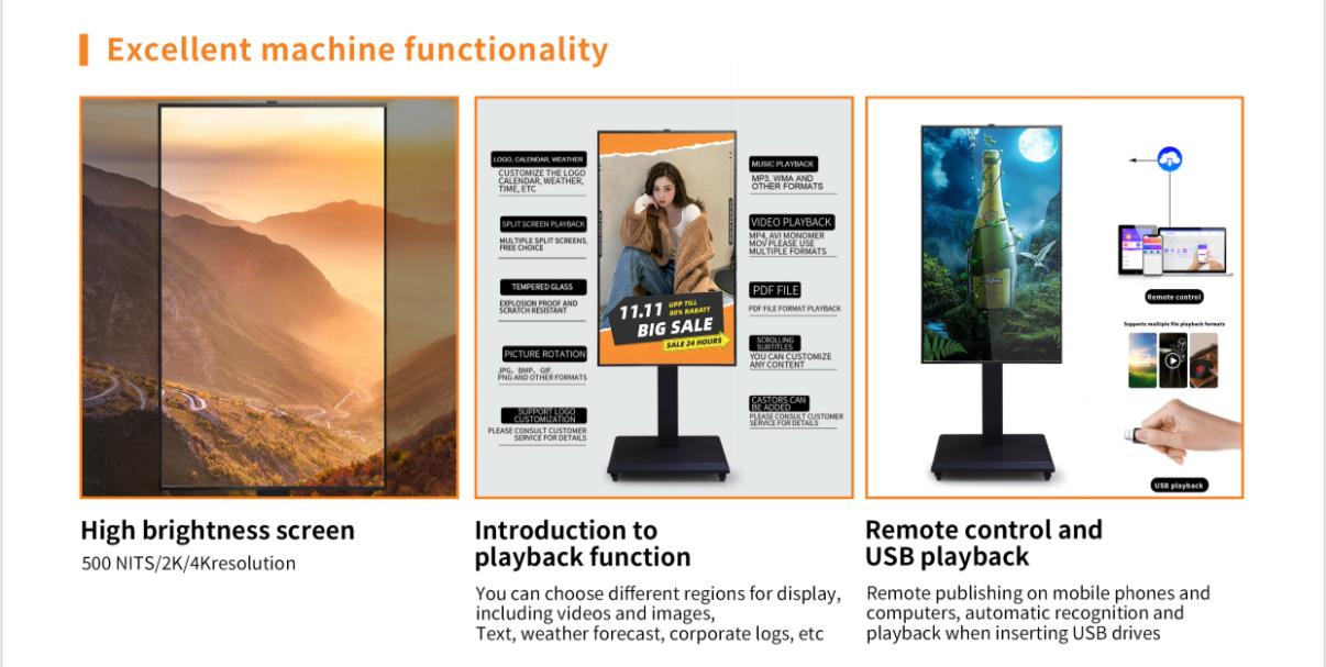 Your store. Rotatable & Movable T-Shape LCD Touch Screen Digital ...